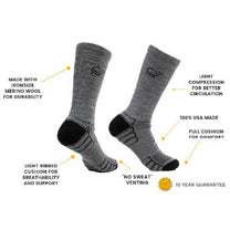 Camel City Mill Crew Wool Work Sock | High Voltage Industries